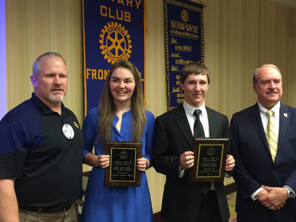 Rotary Club of Front Royal Student Athlete of the Year - CFNSV